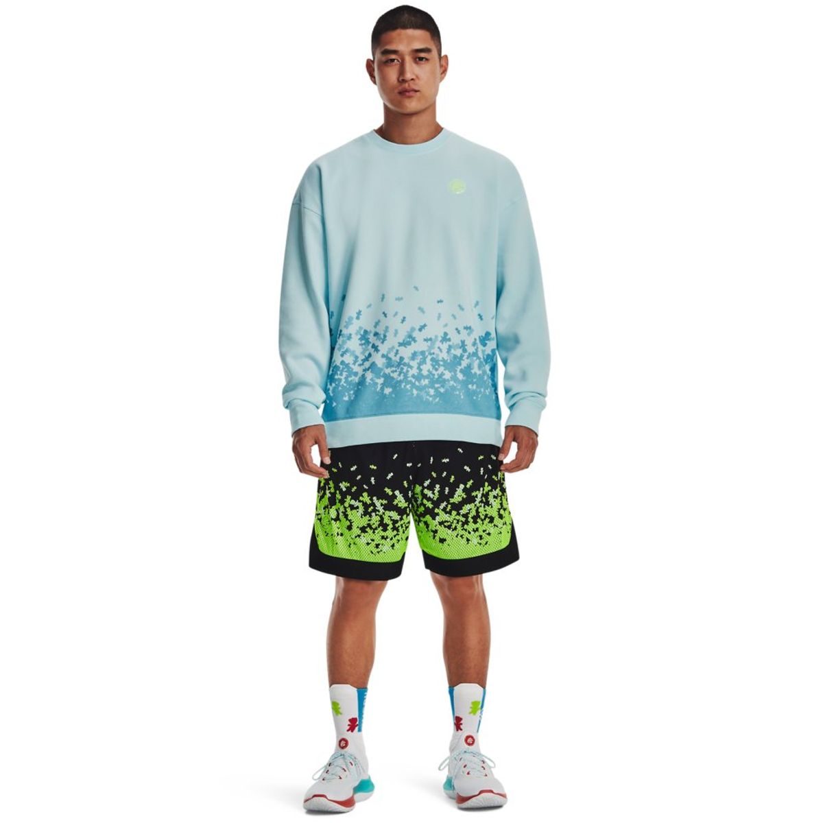 bermuda-de-basquete-masculina-under-armour-curry-collab-mesh-1374316 ...